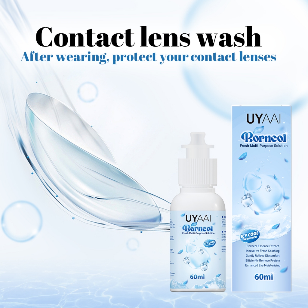 Contaet lens Care Solution 60ML Hugasan ang iyong mga contact lens ...