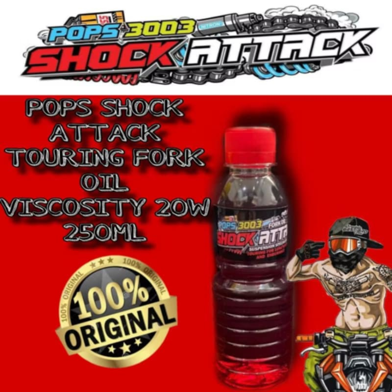 MOTOR FORK OIL (POPS SHOCK ATTACK FORK OIL TOURING - STOCK AND AFTER ...