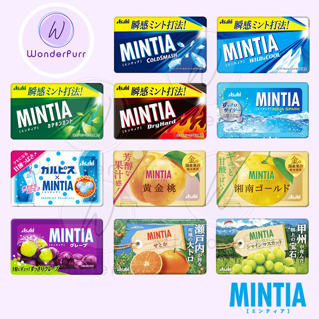 Asahi MINTIA Sugar-free Candy Mints (50 Candy Mints Per Pack) 7g🇯🇵 ...