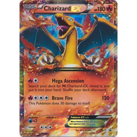 Charizard EX - XY17 - Ultra Rare Promo Pokemon XY Promos | Shopee ...