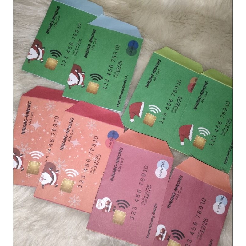 atm card envelope for christmas (pang aguinaldo) | Shopee Philippines