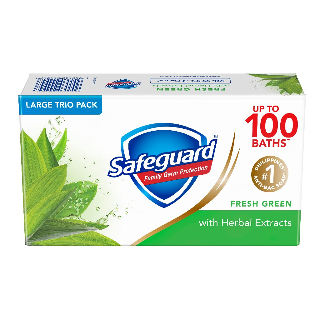 Safeguard Bar Soap Fresh Green Tripid 125g | Shopee Philippines