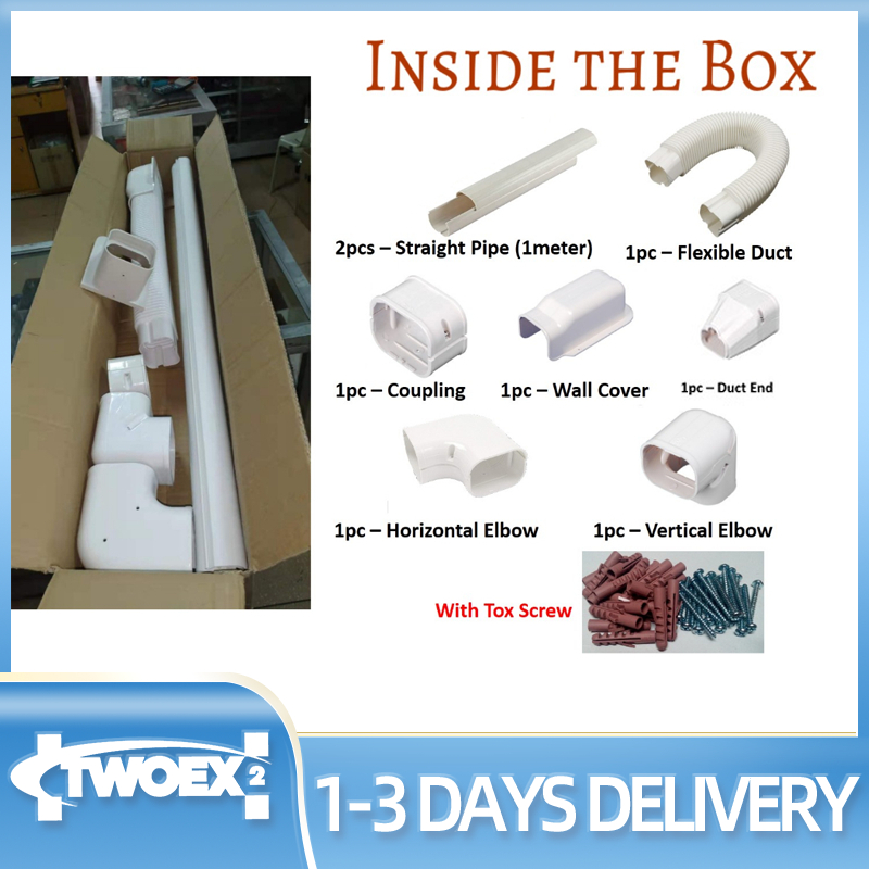 3"x2.5"- PVC Molding / Cladding for Air Conditioning Cover | Shopee ...