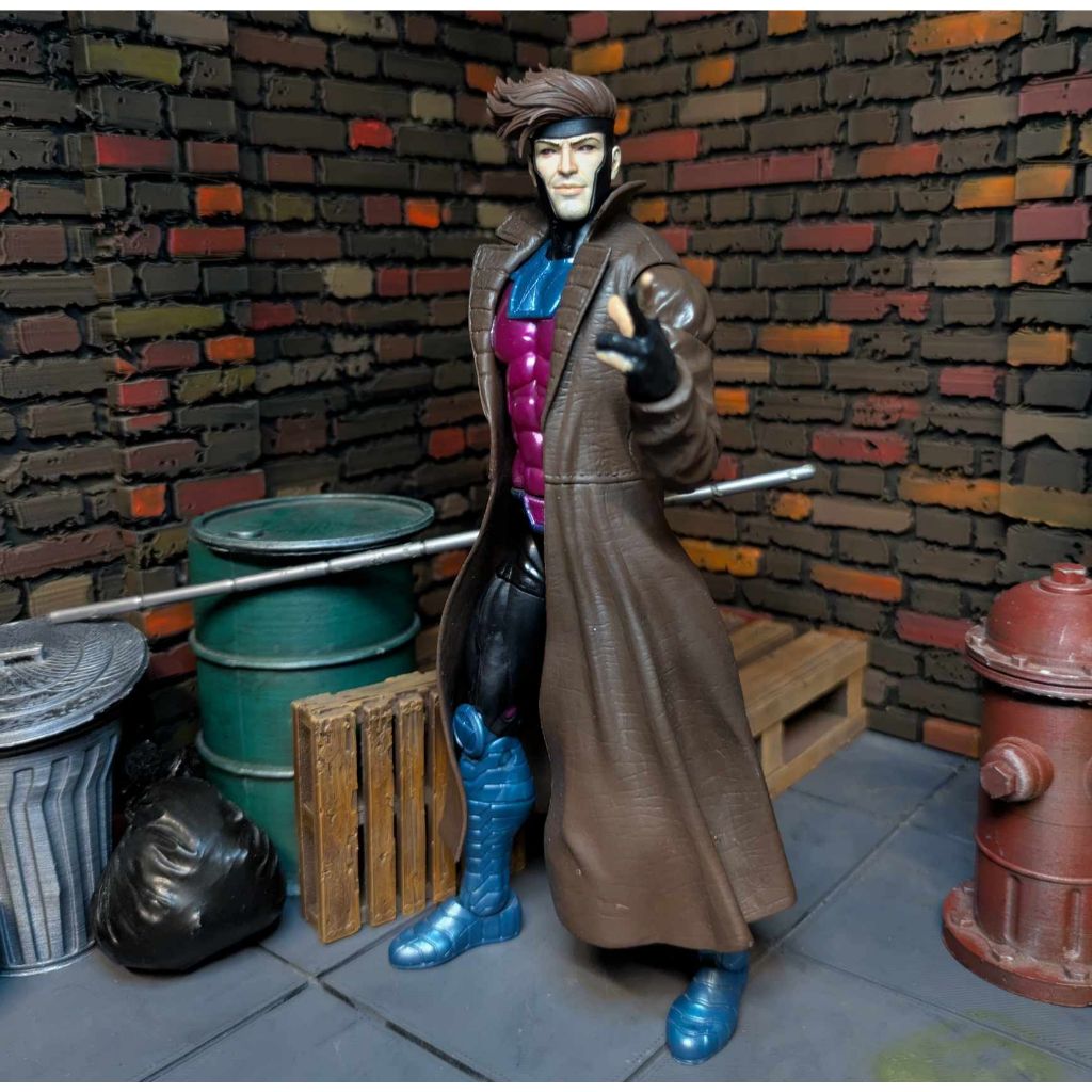 Gambit head sculpt for Marvel Legends 1:12 | Shopee Philippines