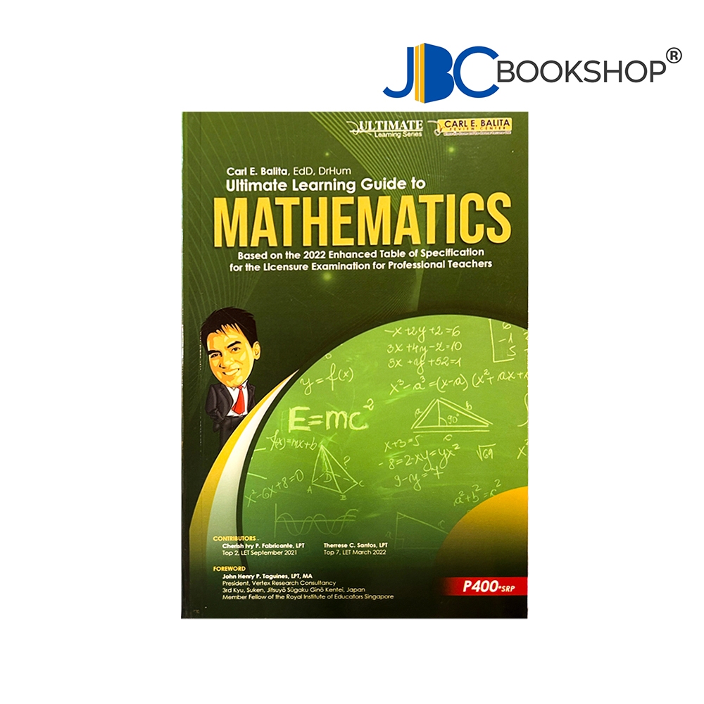 Mathematics Ultimate Learning Guide Majorship LET Reviewer (2023 ...