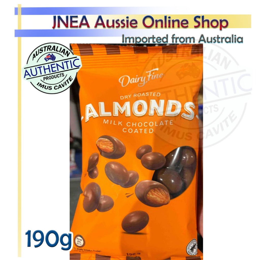Dairy Fine Dry Roasted ALMONDs Milk Chocolate 190g | Shopee Philippines