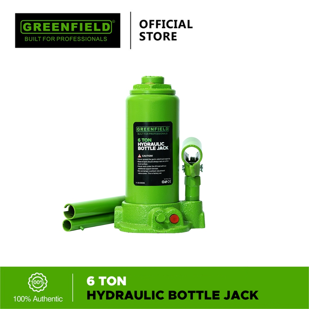 Greenfield Hydraulic Bottle Jack 6T - Mechanic Tools | Shopee Philippines