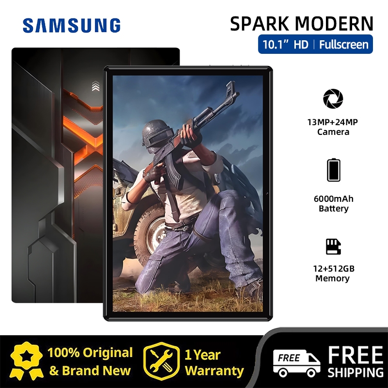Samsung Tab SPARK MODERN Original Tablets 12 Inch 8GB + 128GB Android ...