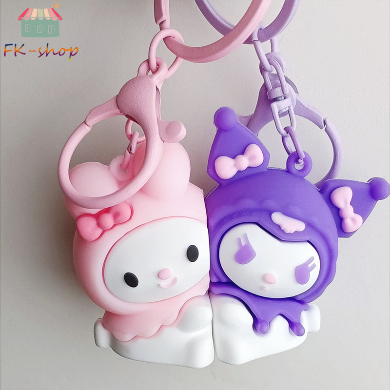 Sanrio Magnetic Cute Keychain Sweet Backpack Magnet Charms Keychain Car ...