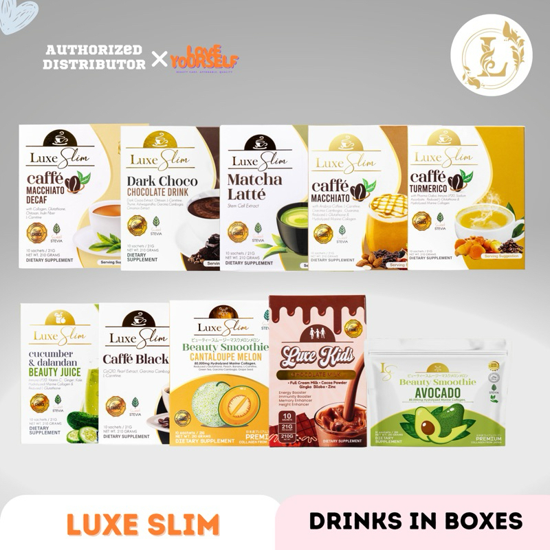 Luxe Slim Caffe Macchiato | Matcha Latte | Dark Choco | Cucumber ...