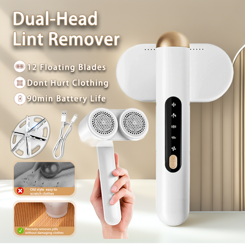 Lint Remover For Clothes Portable Himulmol Remover Clothes Dual Head ...