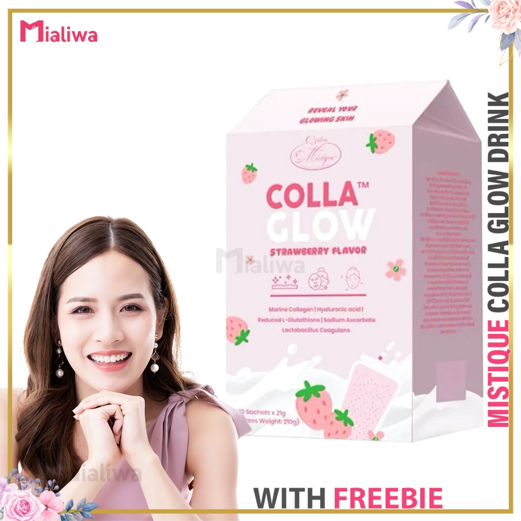 Mistique Colla Glow Collagen Drink Powdered Juice Mix Skin Whitening ...