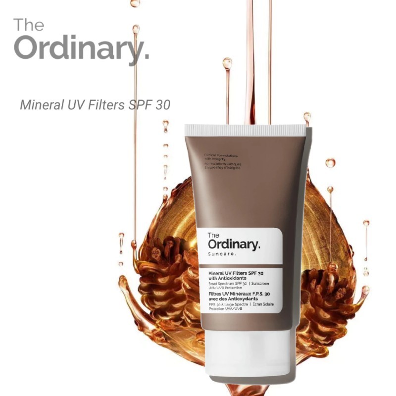 The Ordinary Physical Sunscreen SPF30 Facial Aromatic UV Isolation ...