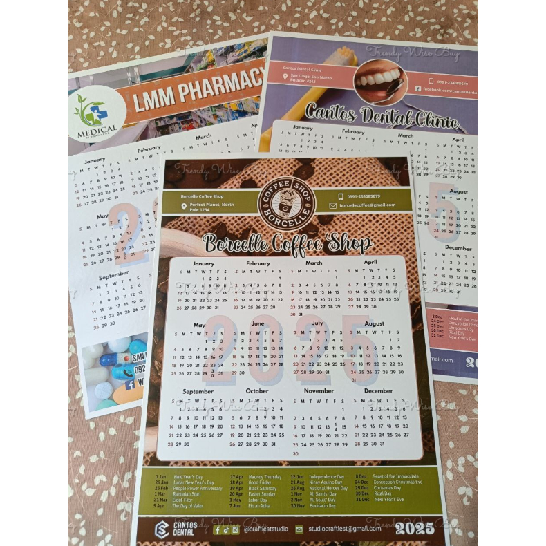 CUSTOMIZED POSTER CALENDARS - Lovely Ann San J. (Cooley's APT) | Shopee ...