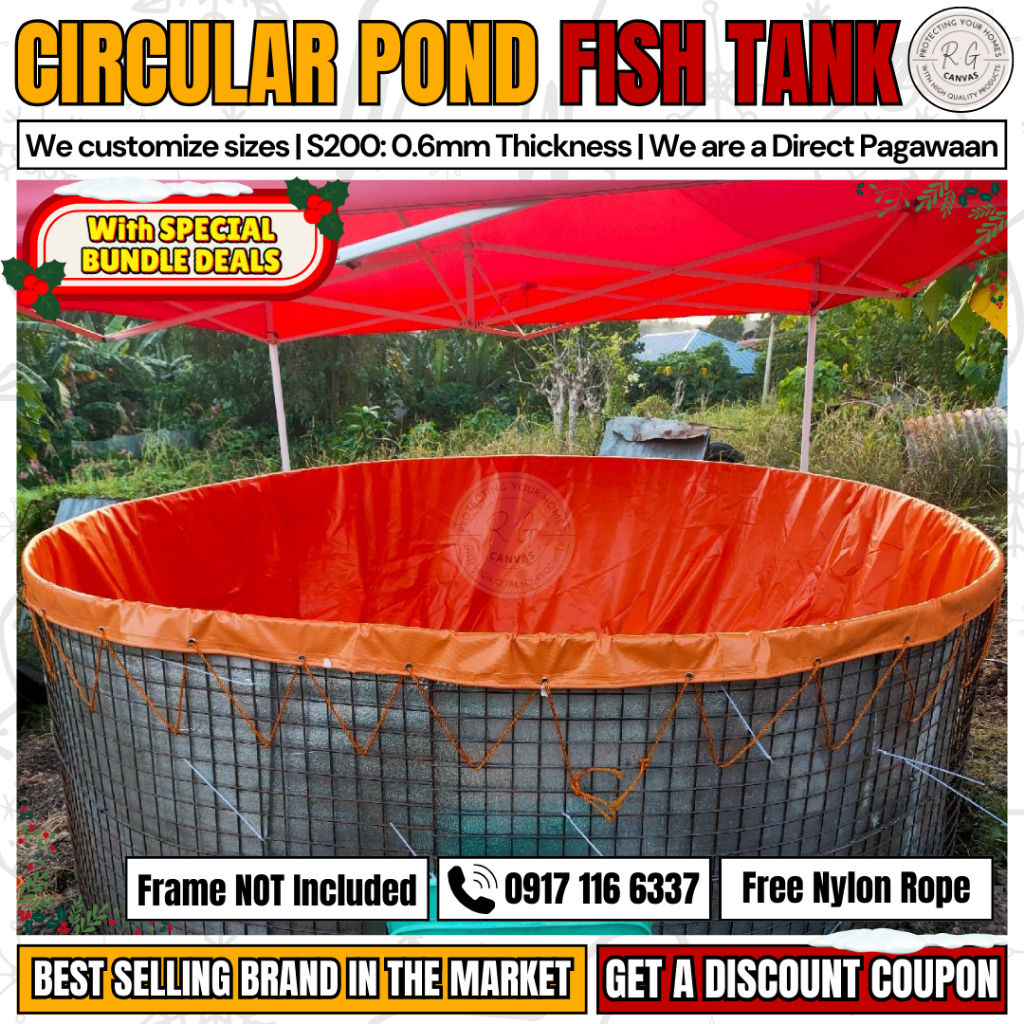 CIRCULAR TANK BIOFLOC S200 HEAVY DUTY CKM BRAND BIOFLOC FISH FARMING ...