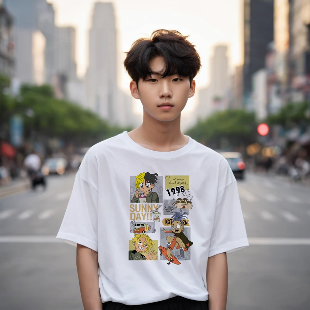 Unisex Assorted Graphic Shirt (Black) | Shopee Philippines