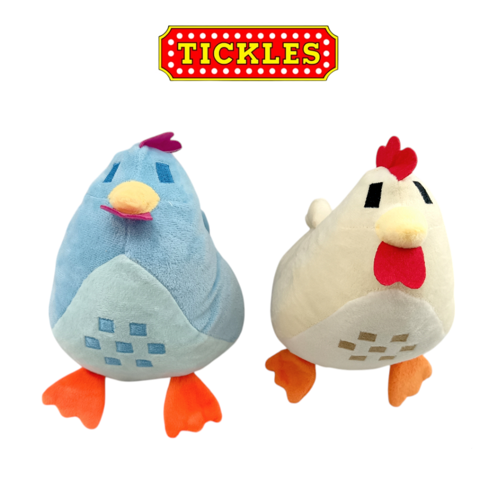 Tickles Chicky 20cm (Blue & White) | Shopee Philippines
