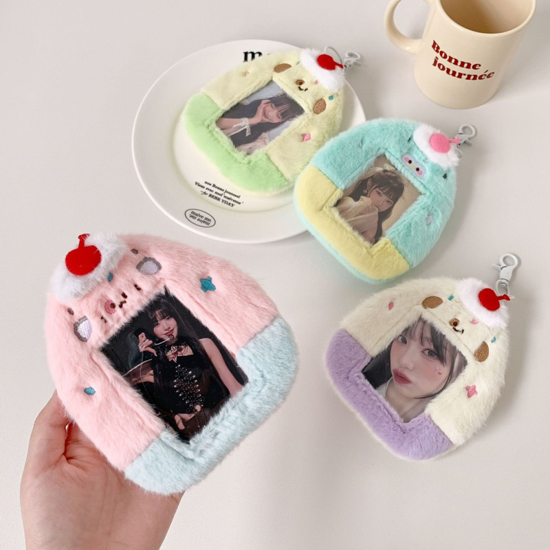 kpop idol photocard holder plush id case ice cream seventeen enhypen ...