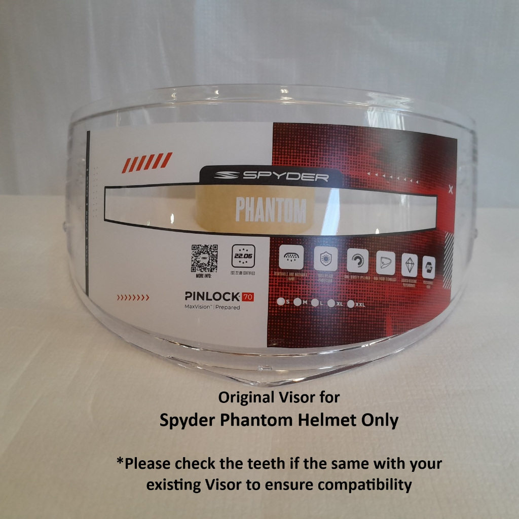 Spyder Full Face Phantom Spare Visor Helmet Lens 2020426 | Shopee ...