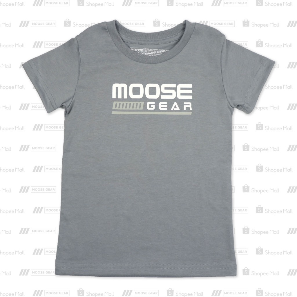 Moose Gear Les Grey T-shirt With Print Details (TS-P 15049 LC) | Shopee ...