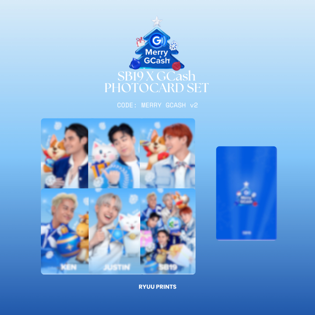 [6-9pcs] SB19 Endorsements McDo McDonald's Merry Gcash Photocards ...