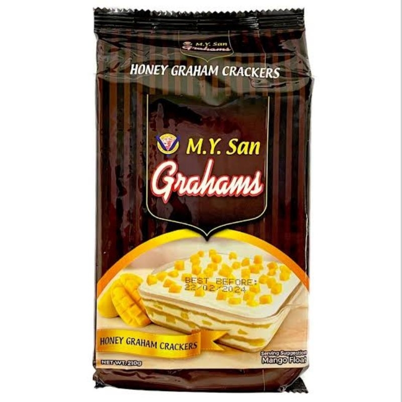 M.Y. San Honey Graham Crackers 210g x 2 (Sold by 2s) | Shopee Philippines