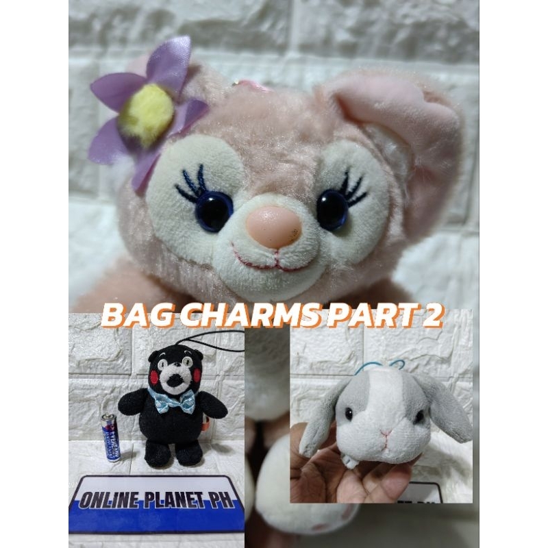 Character Bag Charms Part 2 Minion Shiba Loppy Bunny Kumamon Spongebob ...