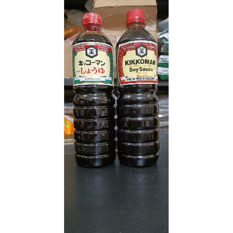 Koikuchi kikkoman green label 1L/ red label 1L | Shopee Philippines
