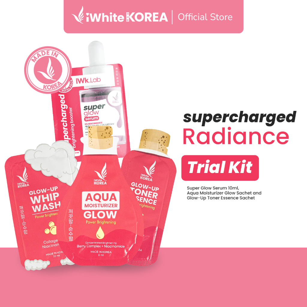 iWhite Korea Supercharged Radiance Trial Kit | Shopee Philippines