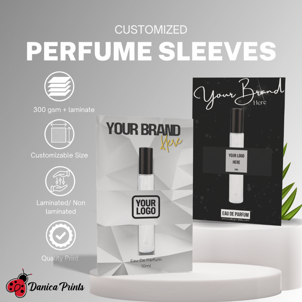 [Custom] Perfume Sleeves for Small Bottles | Customizable Size | 300 ...