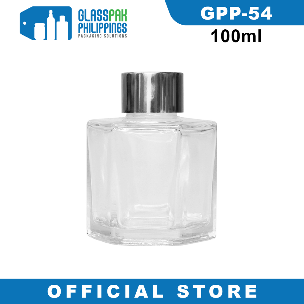 Glasspak 100ML Hexagon Glass Perfume Bottles Empty Glass Diffuser ...
