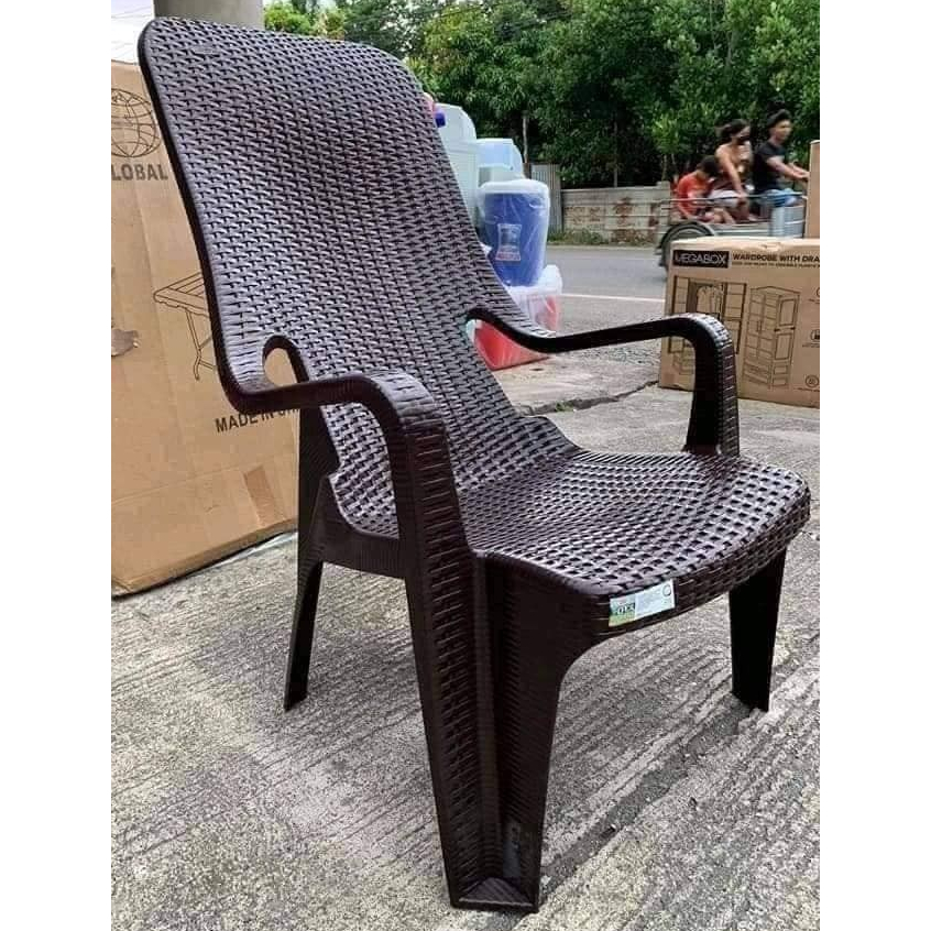CHAIR ZOOEY HIGH BACK PLASTIC CHAIR STOCK N0. 551 | Shopee Philippines