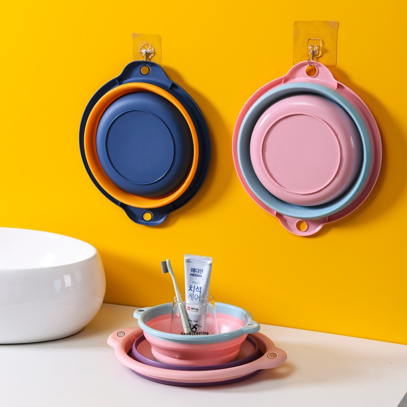 Home Folding Wash Basin Bathroom Portable Storage Basin Foot Basin Save ...