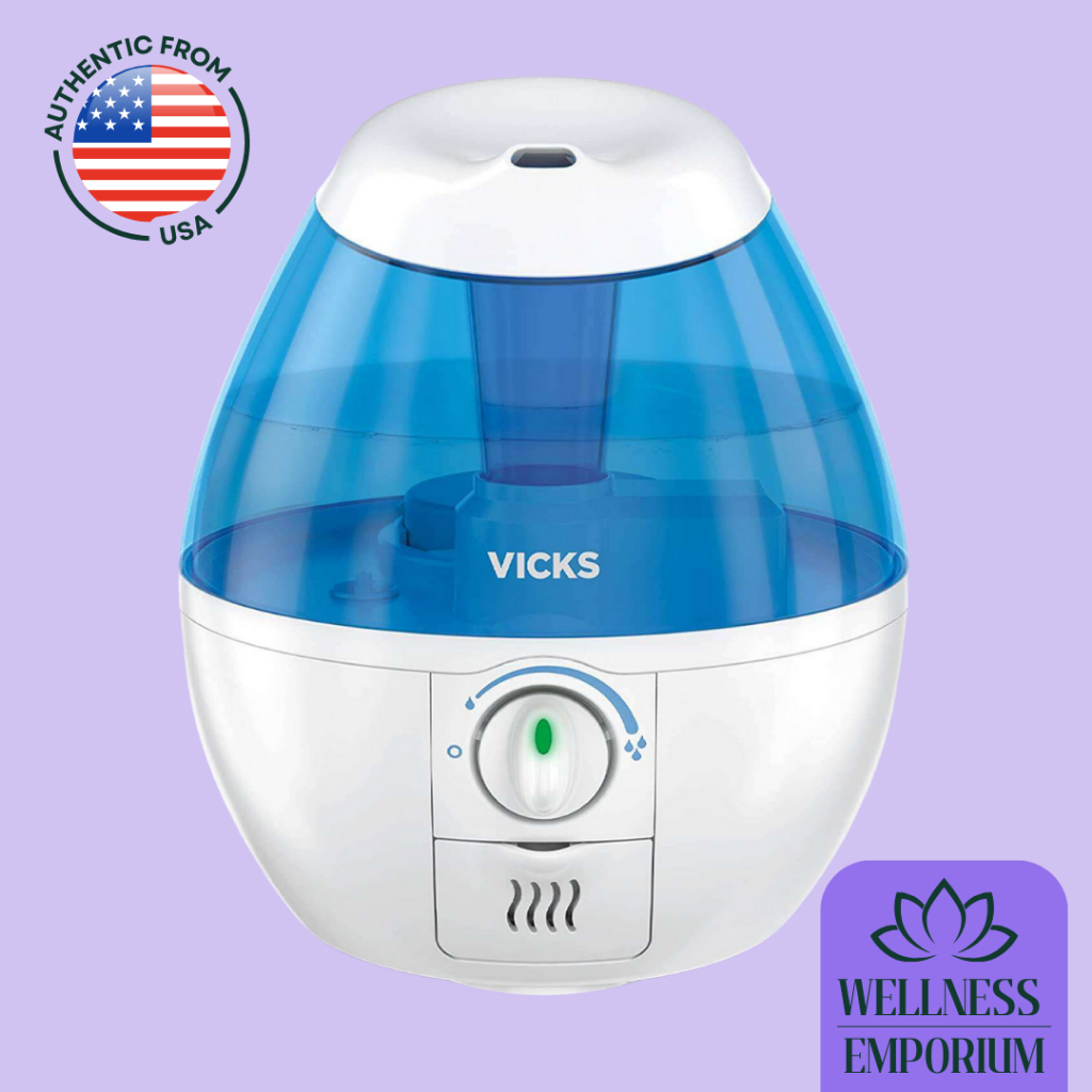 Vicks Mini Filter-Free Cool Mist Humidifier for Small Room Size 0.5 ...