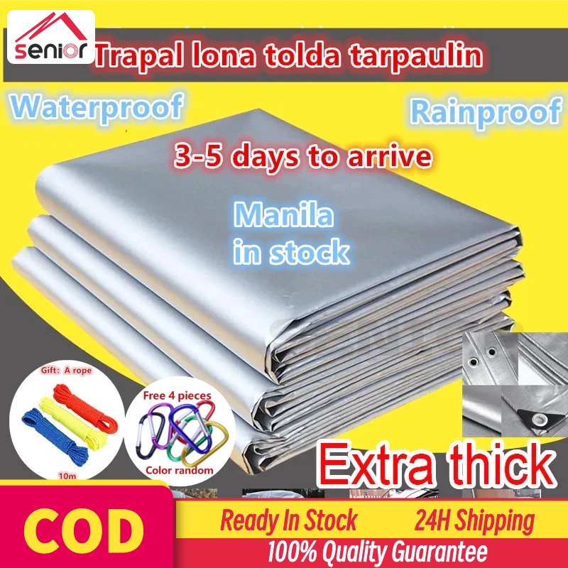 Roof rain sun protection tarp lona trapal waterproof makapal Tolda ...