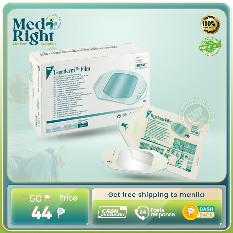 3M Tegaderm Film – Transparent Dressings for Wounds (2x2, 4x4, 4x10 ...