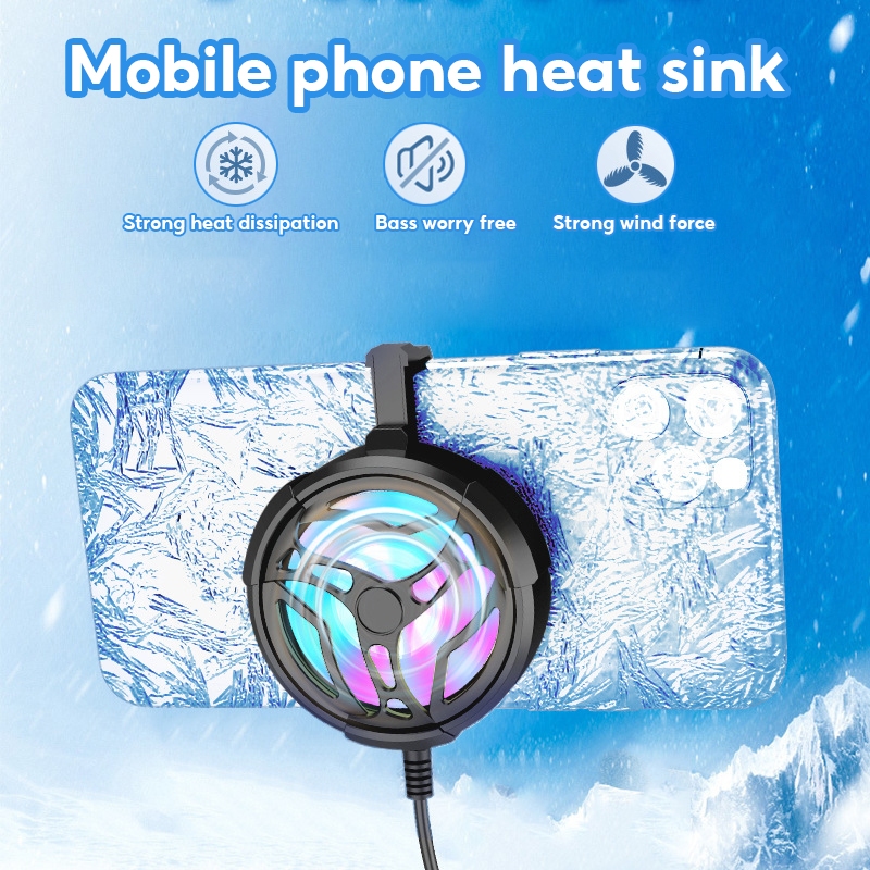 Cooling Fast Tablet Gaming Original Fan Mobile for iPhone/Android/Cooler，Compatible | Shopee ...