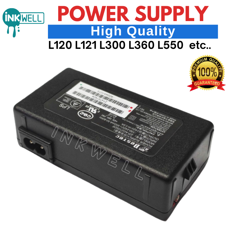 Power Supply Suitable with Epson L110 L120 L210 L220 L222 L300 L301 ...