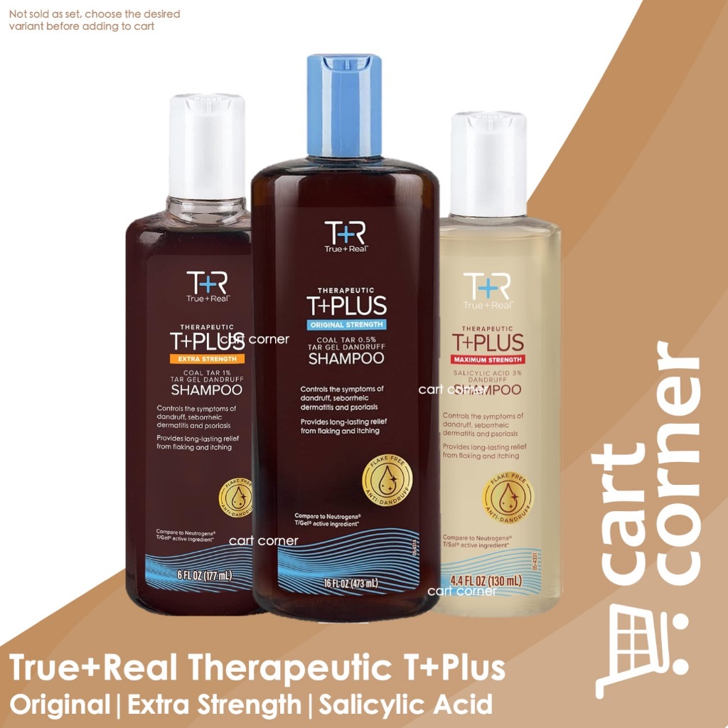 True+Real Therapeutic T+Plus Coal Tar 1% Original | Extra Strength ...