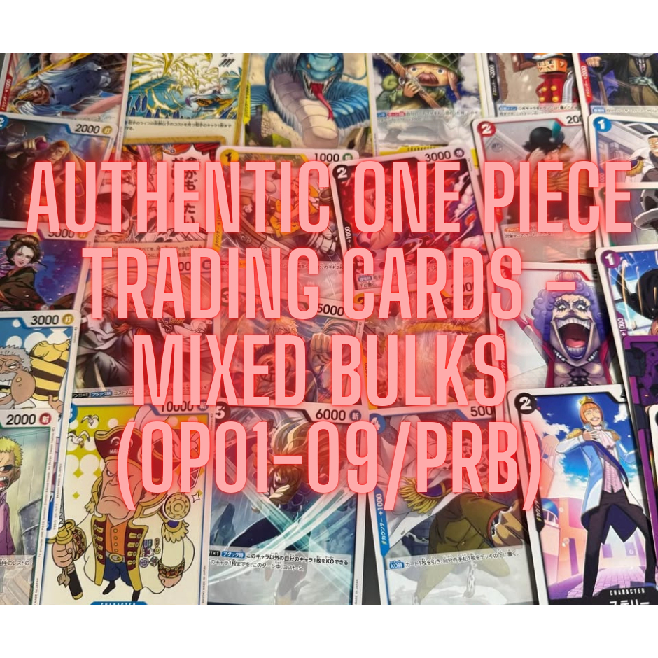One Piece Card Game TCG BULK Near Mint JAPANESE Mixed Bulks (OP01-09 ...