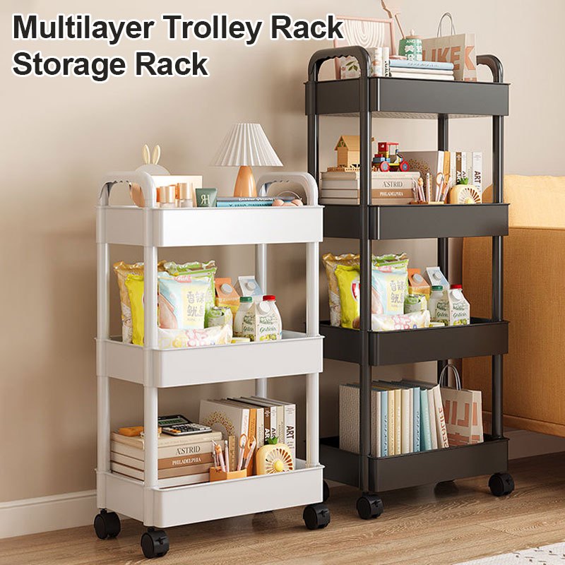 Easy Mobility Trolley Cart with Wheels - Black/White | Shopee Philippines