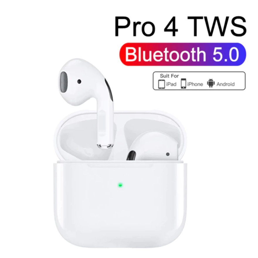 Original TWS Air Pro 4 Wireless Earbuds with Microphone Touch Control ...