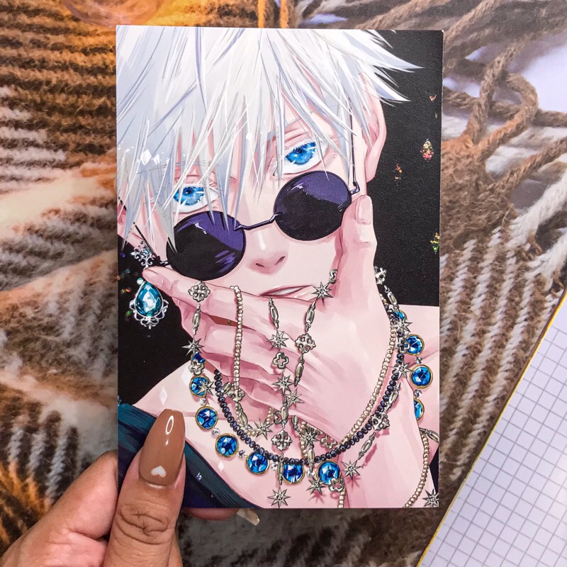JJK Jujutsu Kaisen Gojo Satoru Gojo set of 7 postcards | Shopee Philippines