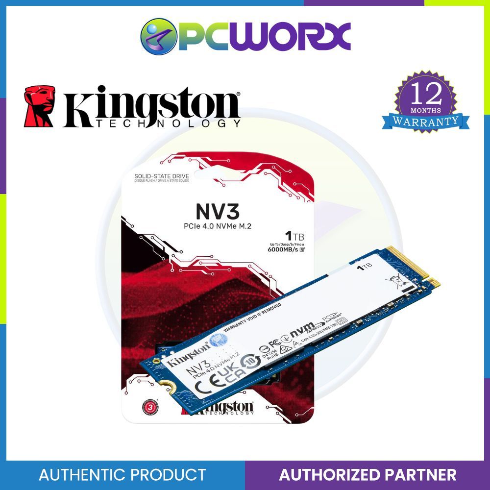 Kingston NV3 500GB | 1TB M.2 2280 PCIe 4.0x4 NVMe Internal SSD Solid ...