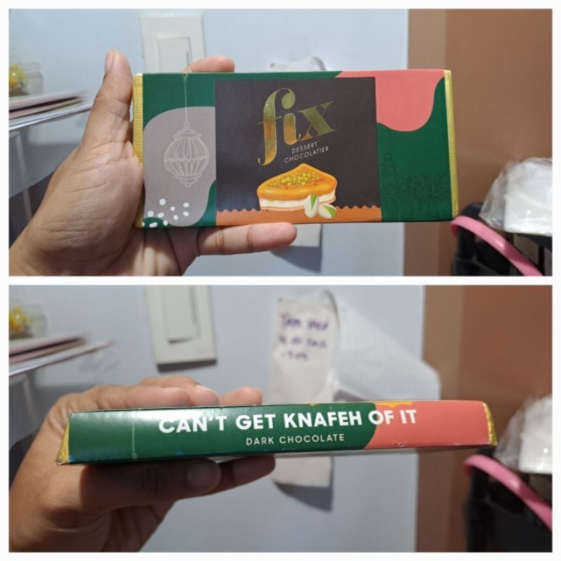 FIX Dessert Chocolatier 1 pc only/ Dubai Viral Knafeh Chocolate ...