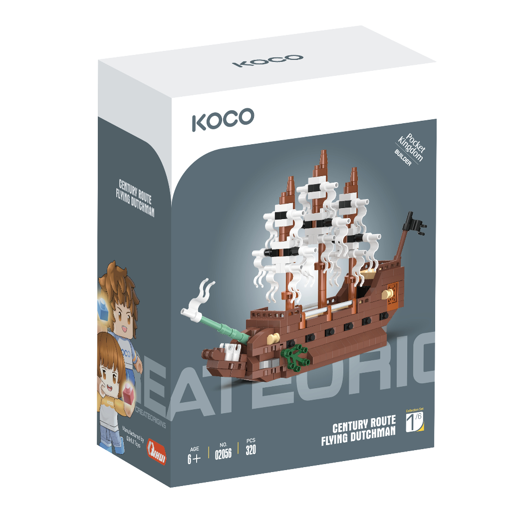 KOCO Bricks Century Route The Flying Dutchman-320pcs.,Building Bricks ...