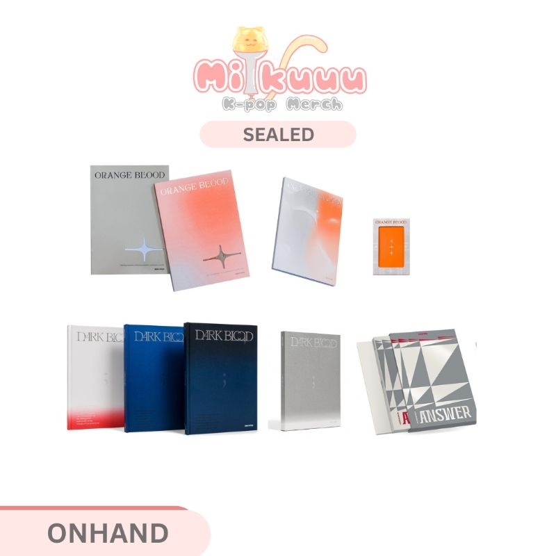 Enha Orange Blood Dark Blood Sealed Album | Shopee Philippines