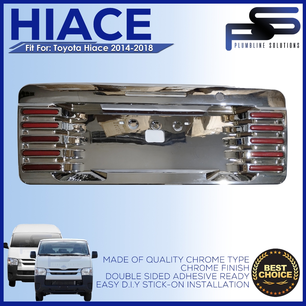 Garnish Plate Cover for Toyota Hiace 2014 2015 2016 2017 2018 Model ...