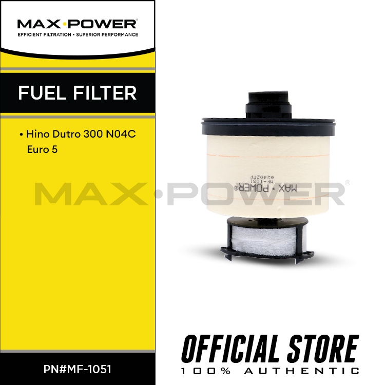 RoadFit MAX Power Fuel Filter For Hino Dutro 300 N04C Euro 5 XZU710 ...