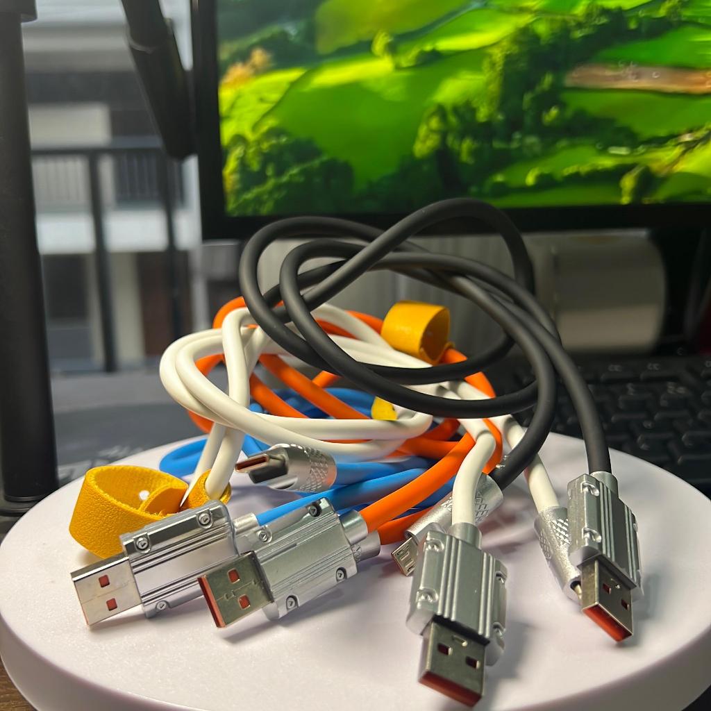 2M Liquid Silicone Cable Metal 6A Fast TYPE-C Cable Micro Cable Ipone ...